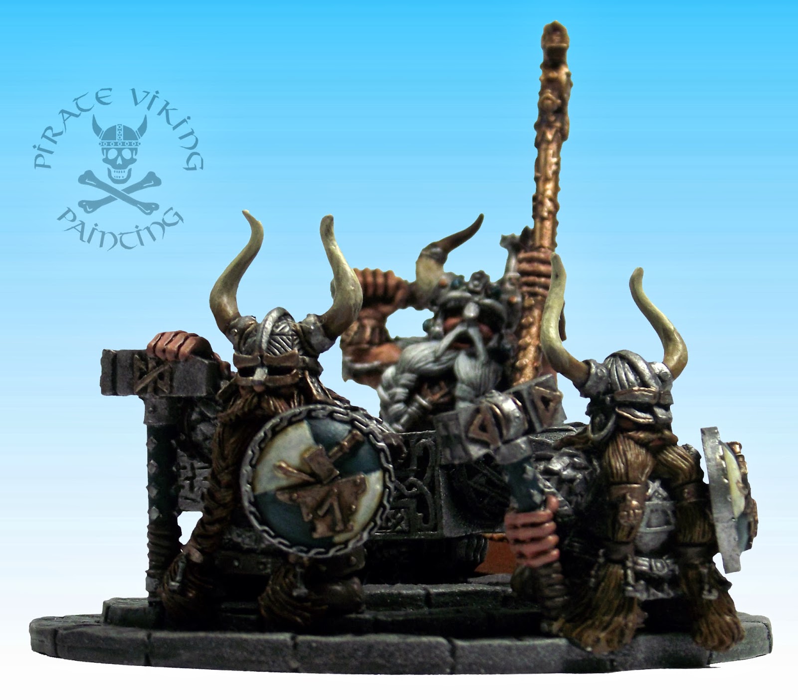 Pirate Viking Painting: The Anvil of Doom... and our 300th post!