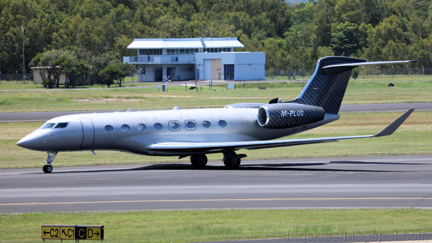 Far North Queensland Skies: Gulfstream 650 M-PLUS departs