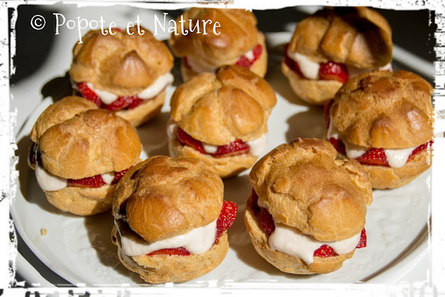 Popote et Nature: Et encore une gourmandise à la fraise ! Je ne m'en ...