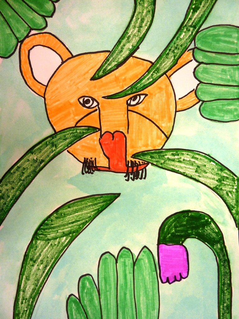 Mary's Art Spot: Second Grade Rousseau's Jungle