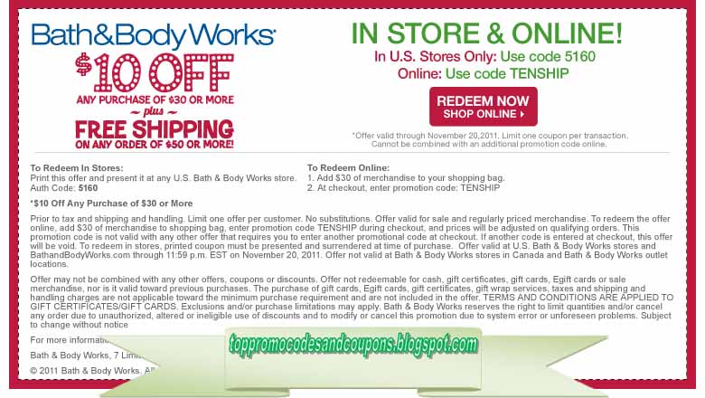 Free Promo Codes and Coupons 2023: Bath And Body Works Coupons