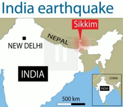 IMAGE WORLD: Sikkim Hits 6.9 Magnitude Earthquake - 26 Dead, 100 ...