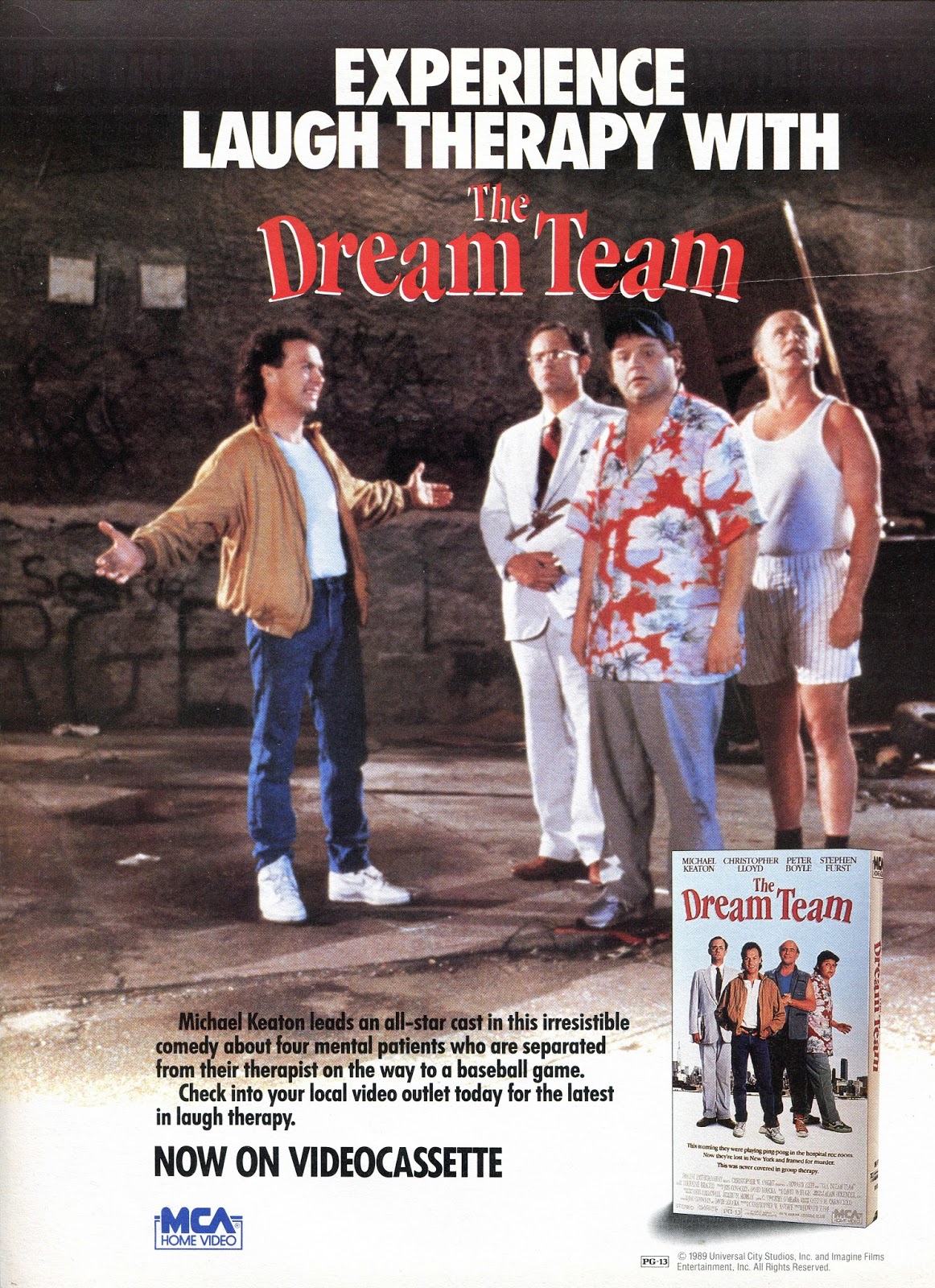 Pitch & Putt: Michael Keaton The Dream Team Original VHS Movie Advert
