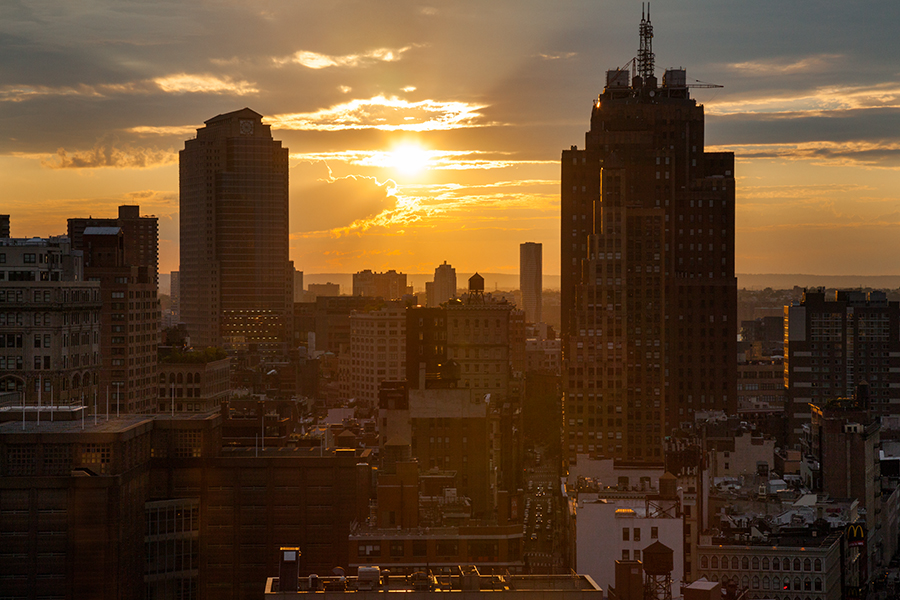 James and Karla Murray Photography: Sunset. Rooftop, NYC, last night...