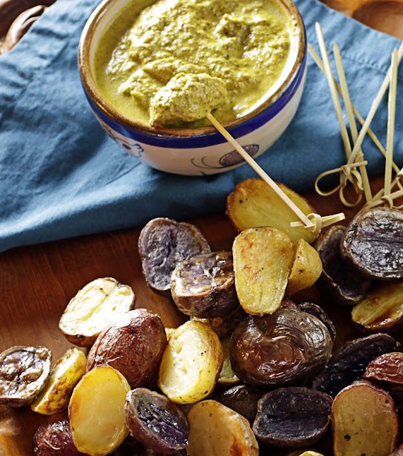 There's a Newf in My Soup!: Andean-Style Roasted Potatoes with Huatacay ...