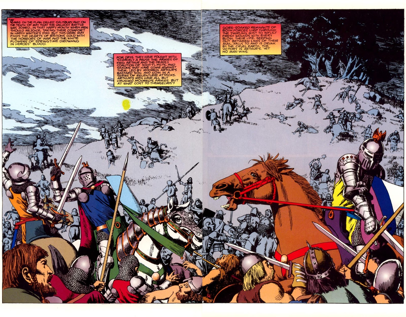 Old-fashioned Comics: Prince Valiant (#01 - #04) 1994 -1995 Marvel ...