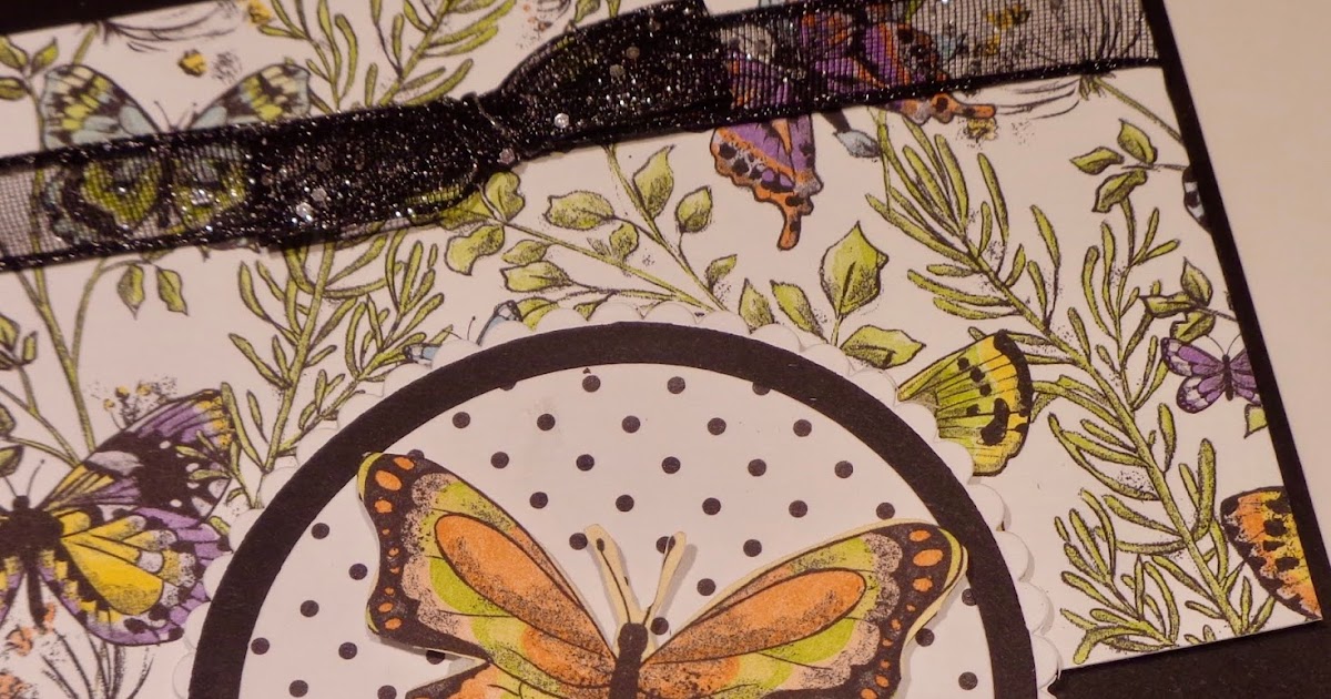 Stamp with Susie: Botanical Butterflies DSP!