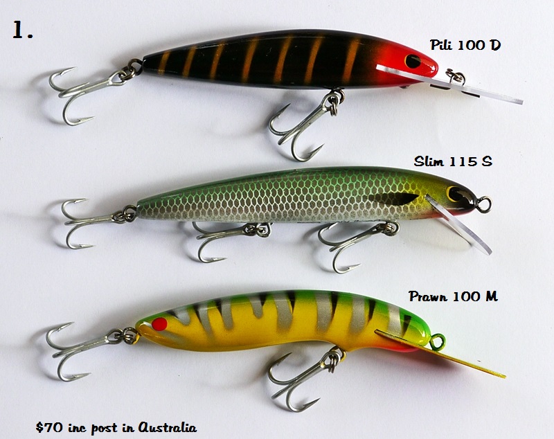 Deep River Lures: Jack and Barra lures for sale.