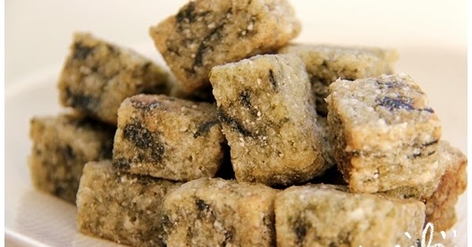 WEI FÜ: 廚娘實習生 ＊ 紫菜米糕簡易版 Seaweed rice cake