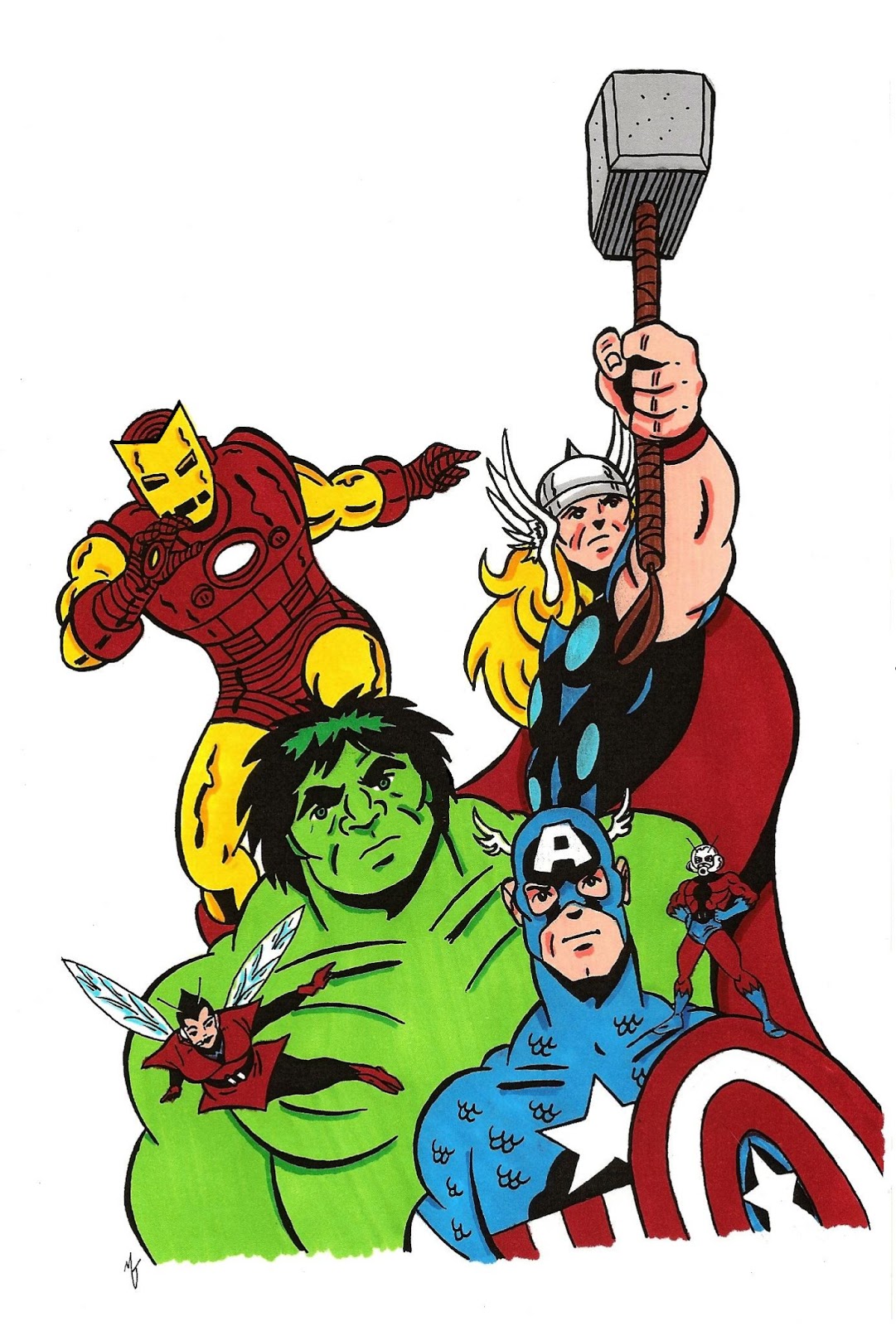 A view from a Goon: Avengers Art