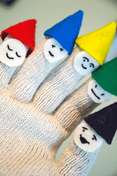 Creating Magical Moments: Glove Finger Puppets