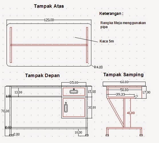 Tips Membuat Meja Unik Menarik - BorneoAutocad