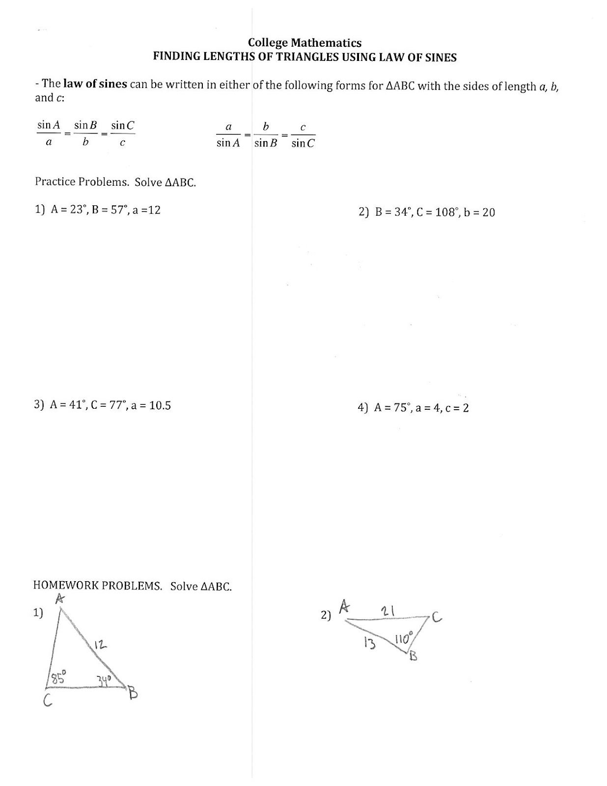 Mr. Suominen's Math Homepage: April 2012