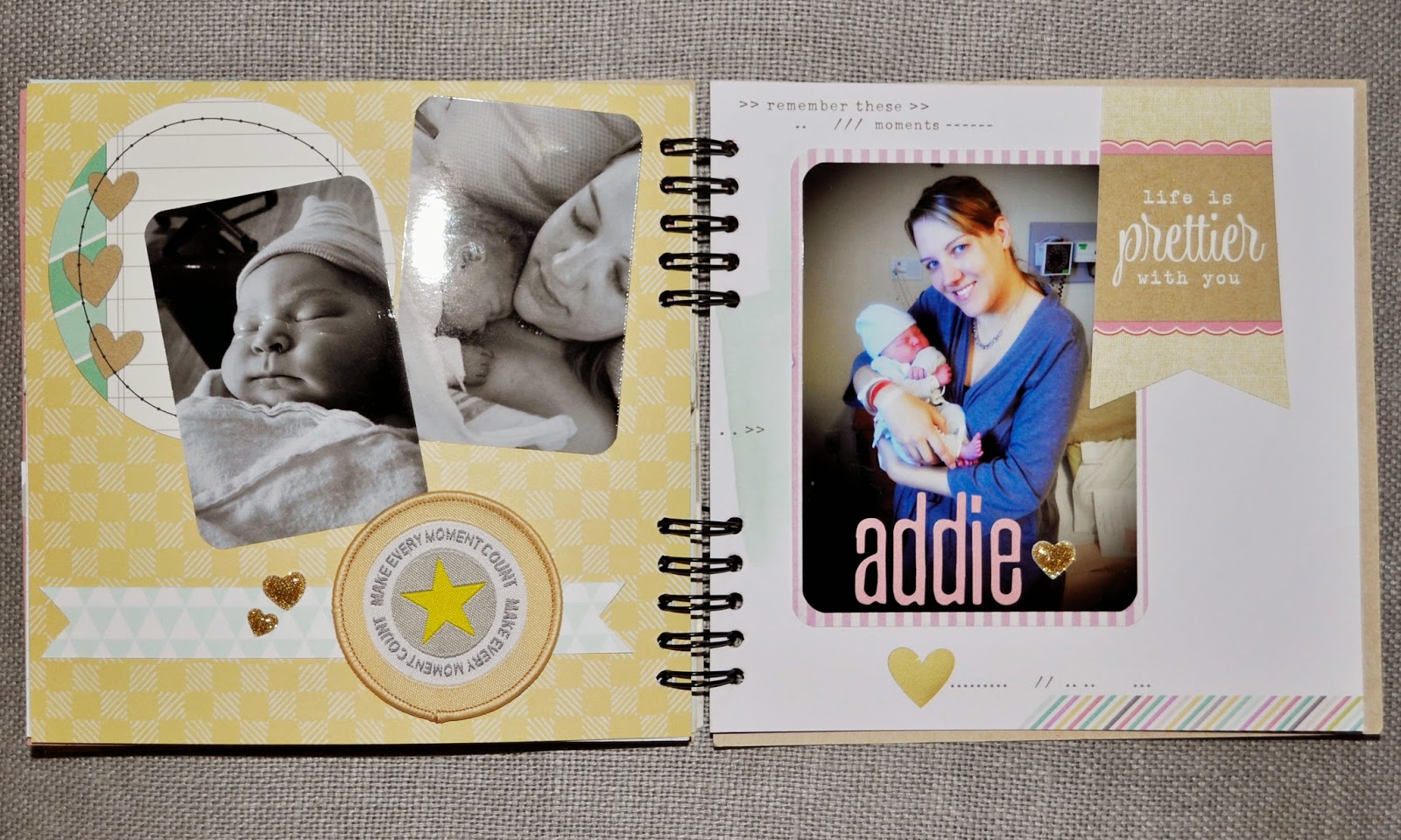 Finding Beauty in Life: Scrapbook Monday: Pregnancy Mini Album - Gift ...