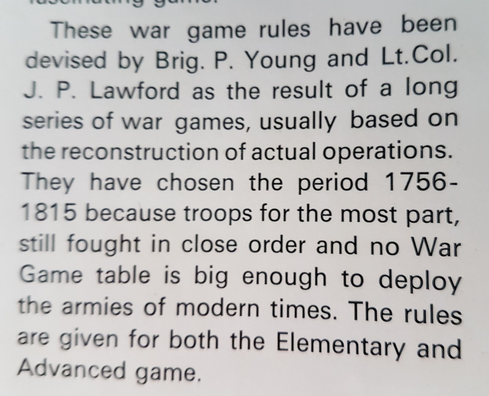 Ilkley Old School: Napoleonic Wargame Rules