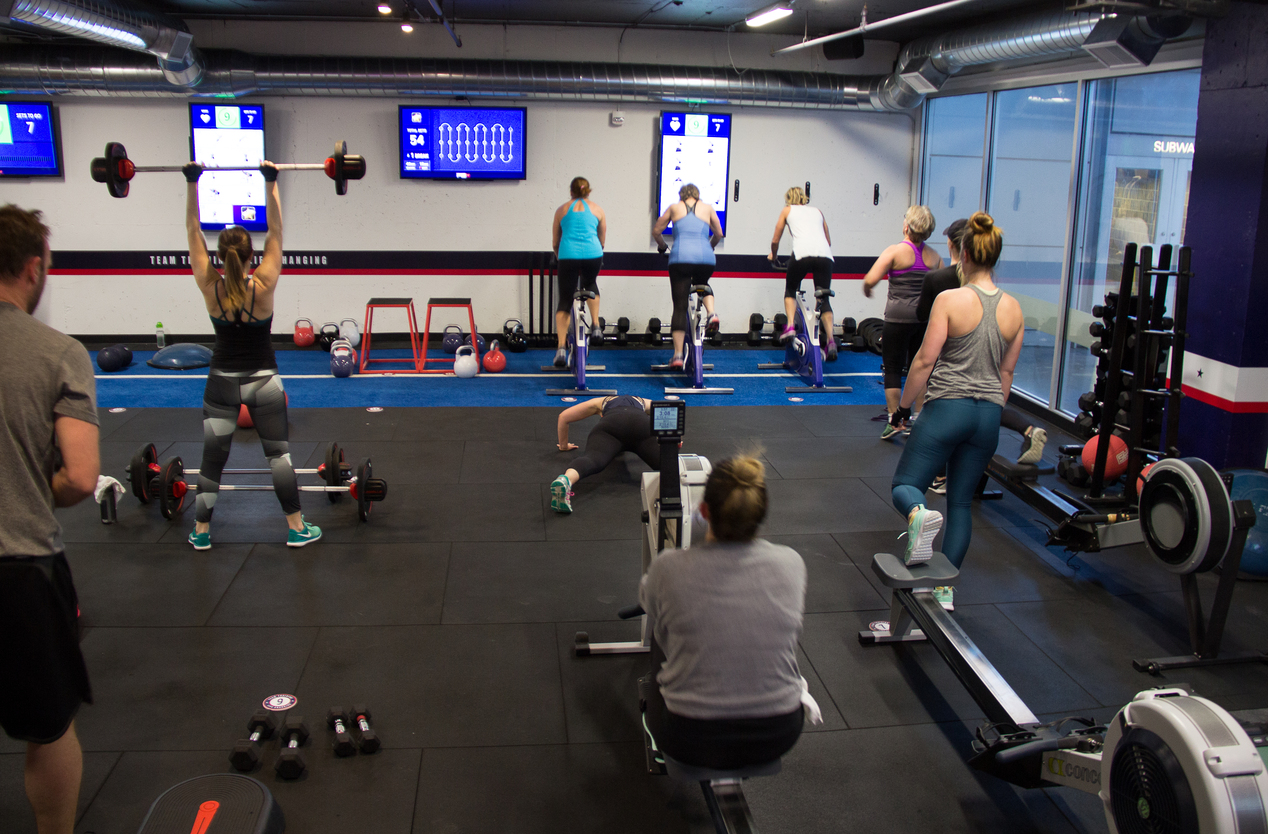 Victoria West: A Workout Training Session at F45, the New Fitness Club ...