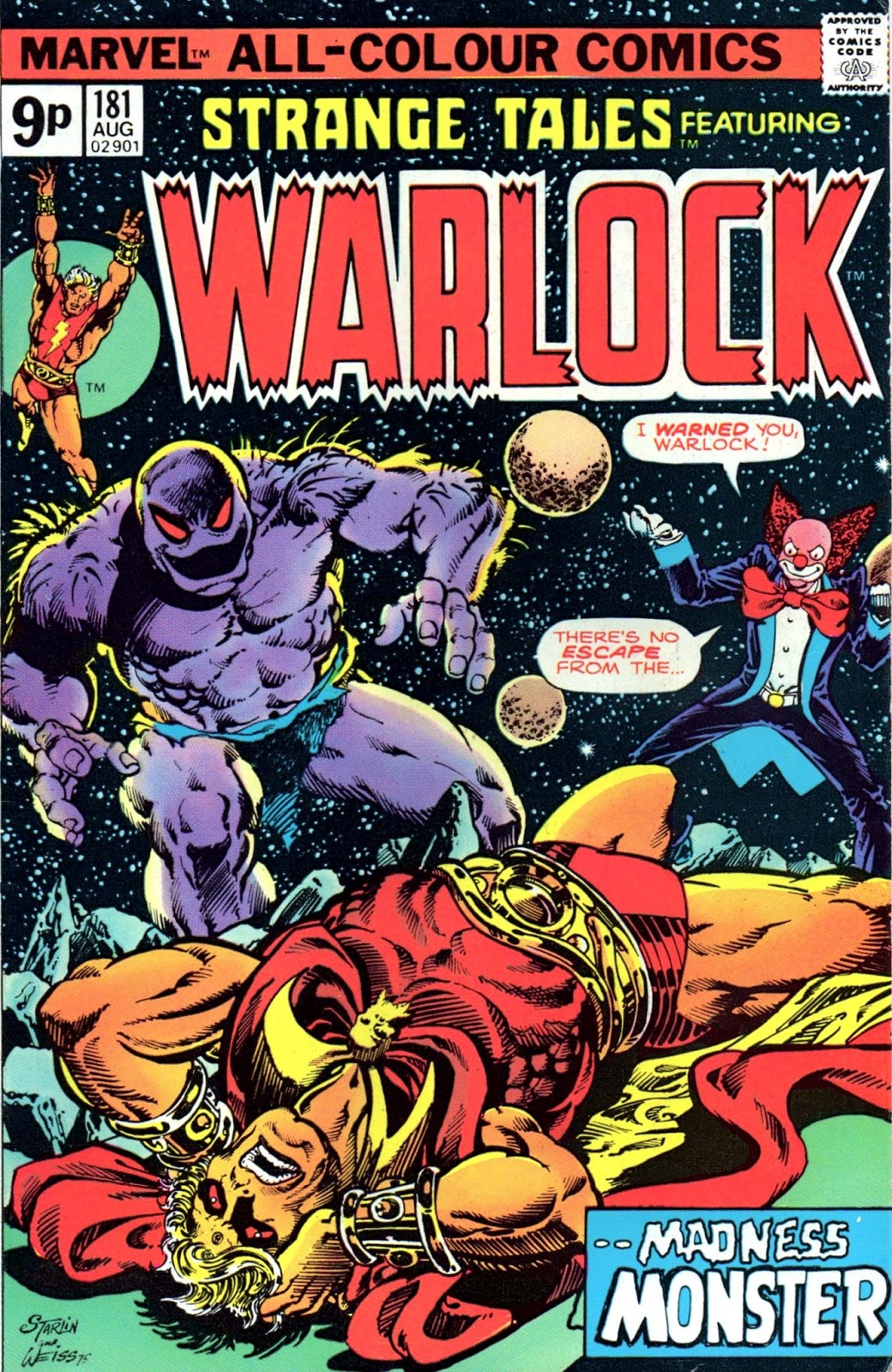 CRIVENS! COMICS & STUFF!: ADAM WARLOCK COVER & IMAGE GALLERY - PART ONE...