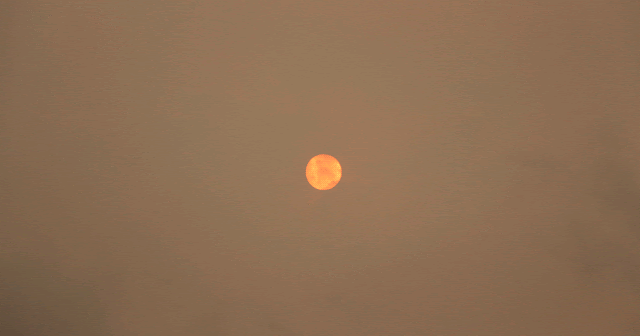 Brierley Hill Solar: A Deep Orange Sun, An Ex-Hurricane and Saharan ...