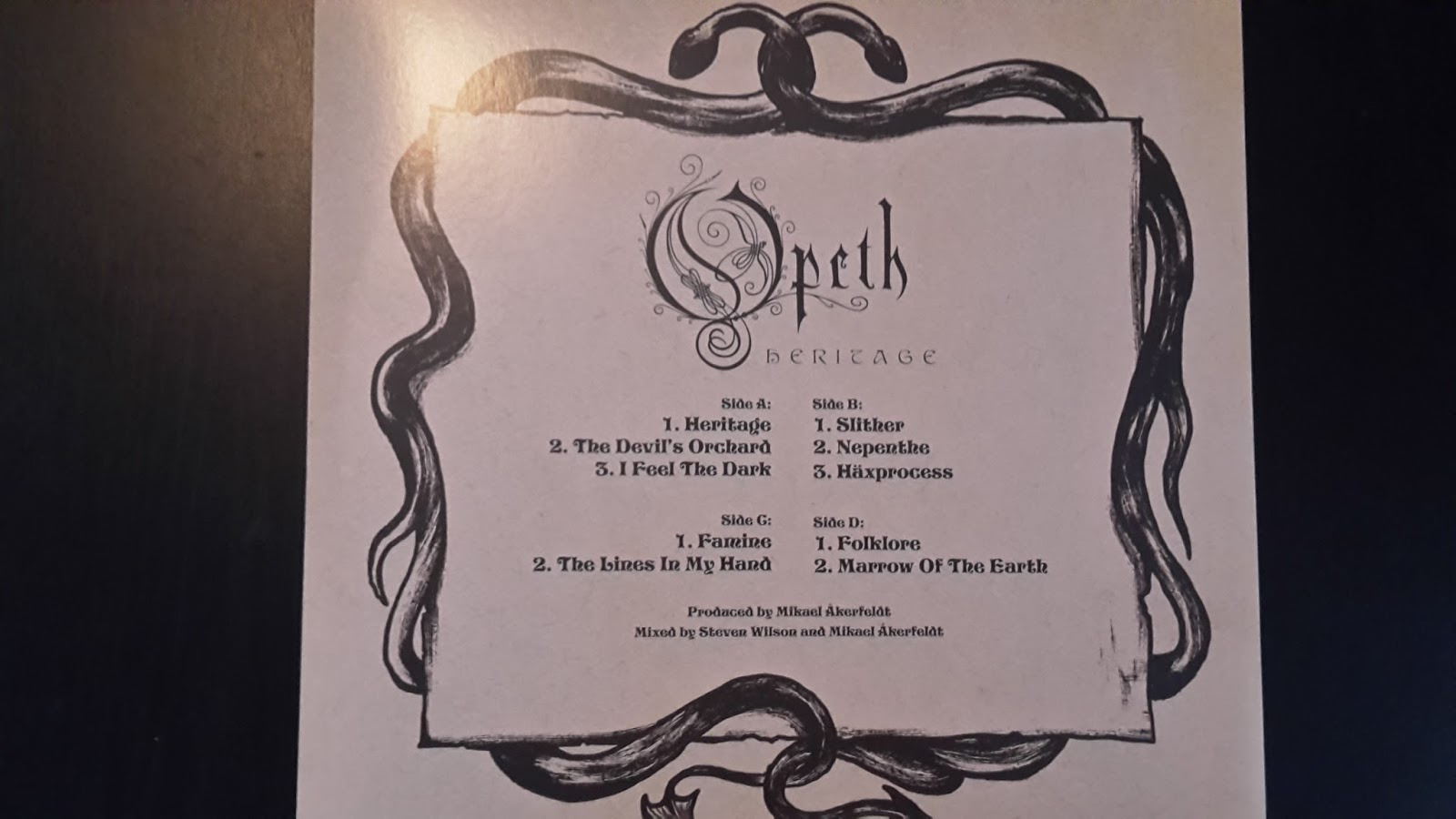 LP - Skivor : Opeth - Heritage 2011