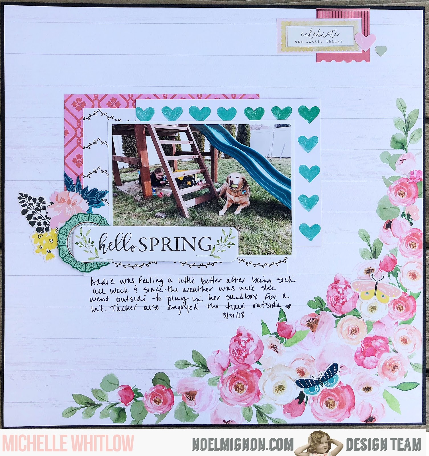 NoelMignon.com Layouts and Projects: hello spring