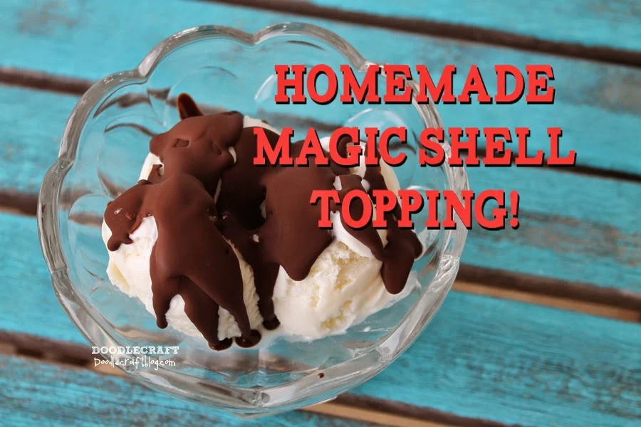 Homemade Magic Shell Ice Cream Topping!