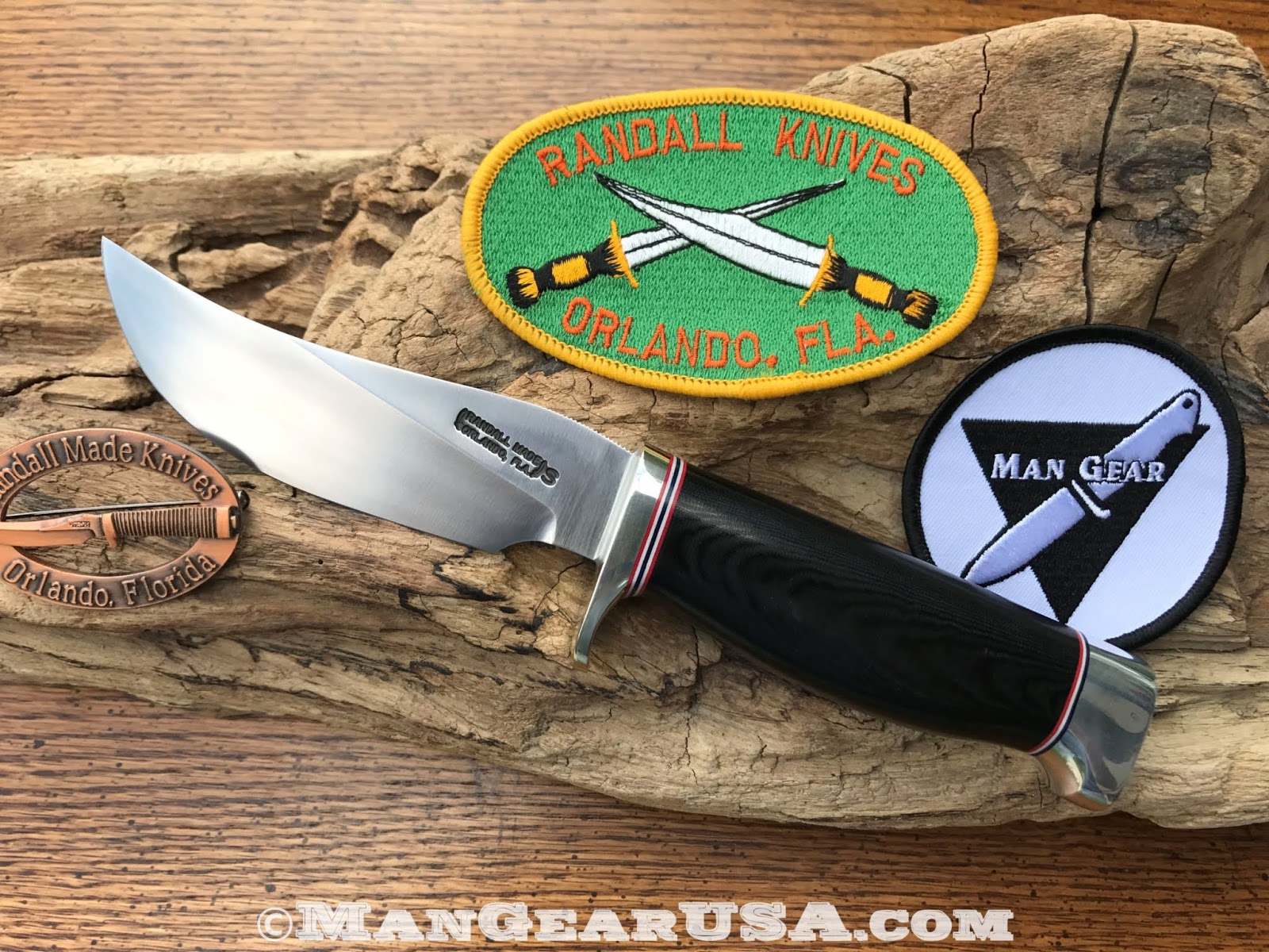 Man Gear: Randall Made Model 22 Outdoorsman Black Micarta,RWB ...