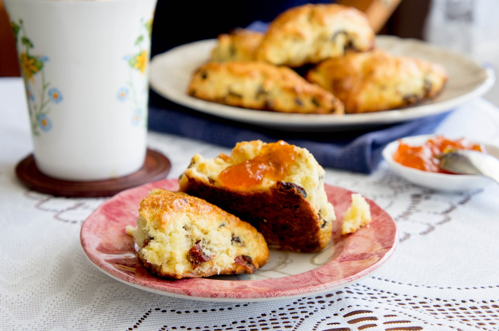 Smart Cookie: Cherry Vanilla Scones (for Easter breakfast)