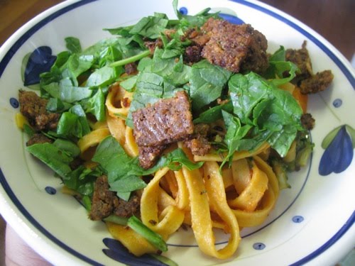 Green Gourmet Giraffe: SOS Facon (vegetarian bacon)