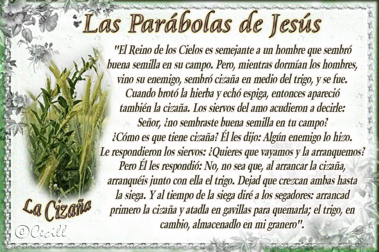 Imágenes de Cecill: Las Parábolas de Jesús