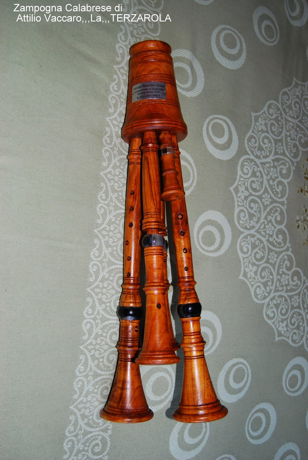 Le zampogne di Attilio: Zampogna Calabrese la Terzarola