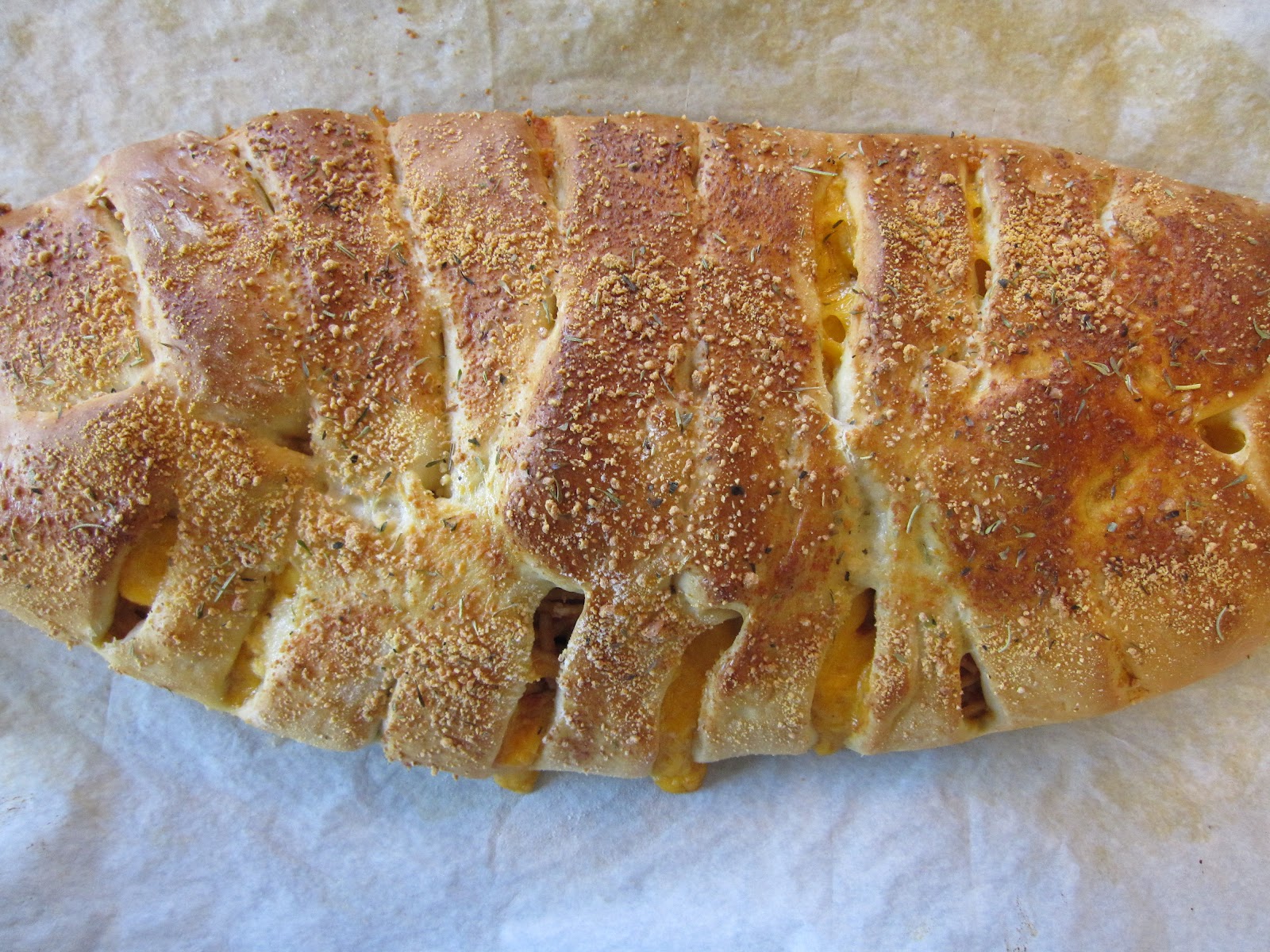 Braided Spaghetti Bread | A Taste of Madness