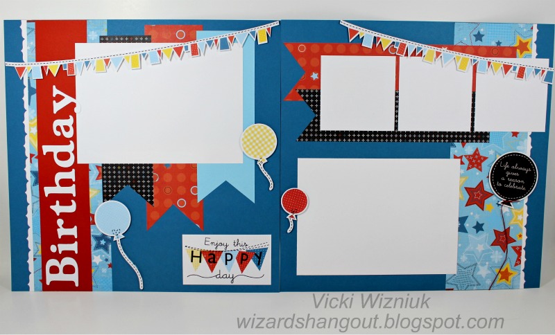 Wizard's Hangout: A Fanfare Birthday Layout
