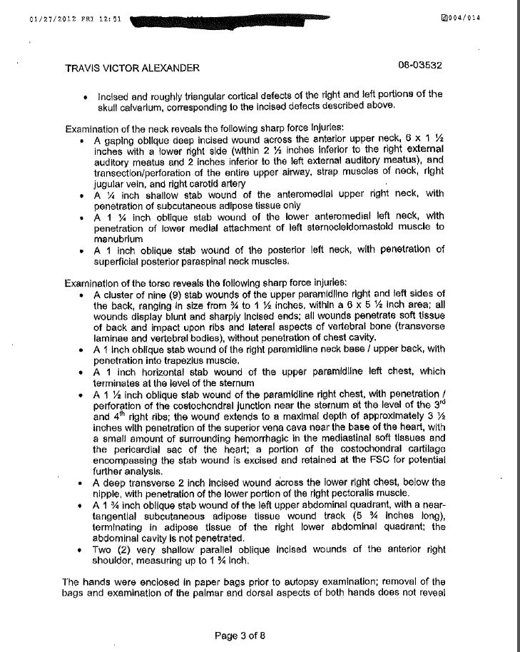 Morbitbuzz: Autopsy Report of Travis