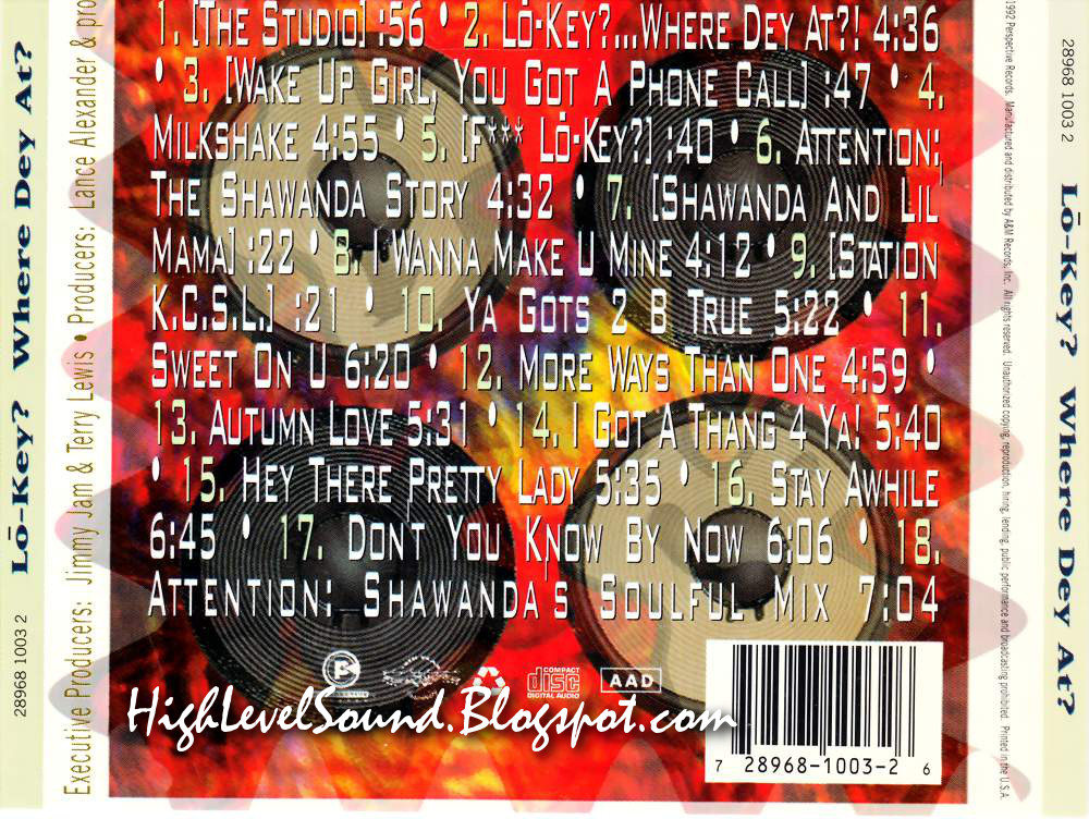 highest level of music: Lo-Key? - Where Dey At-(Retail_Album)-1992-hlm