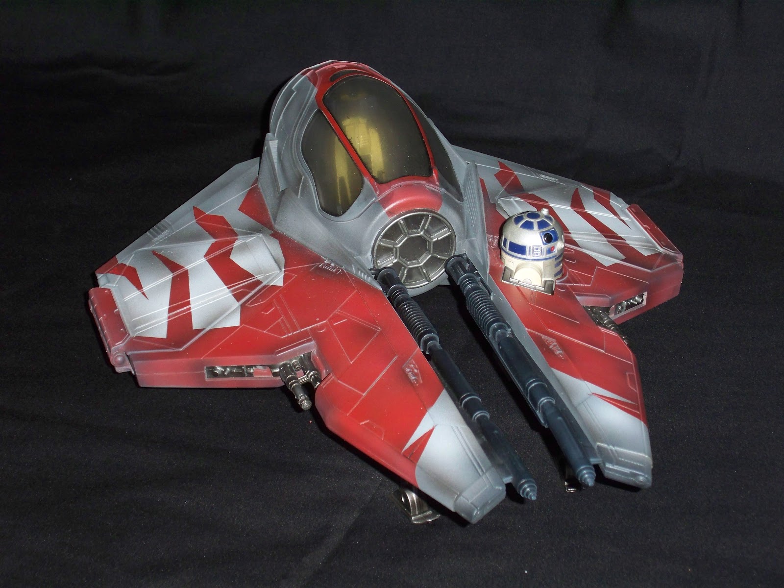 R.K. Designs Studio: Hasbro Jedi Starfighter (Hot Rod Scheme)