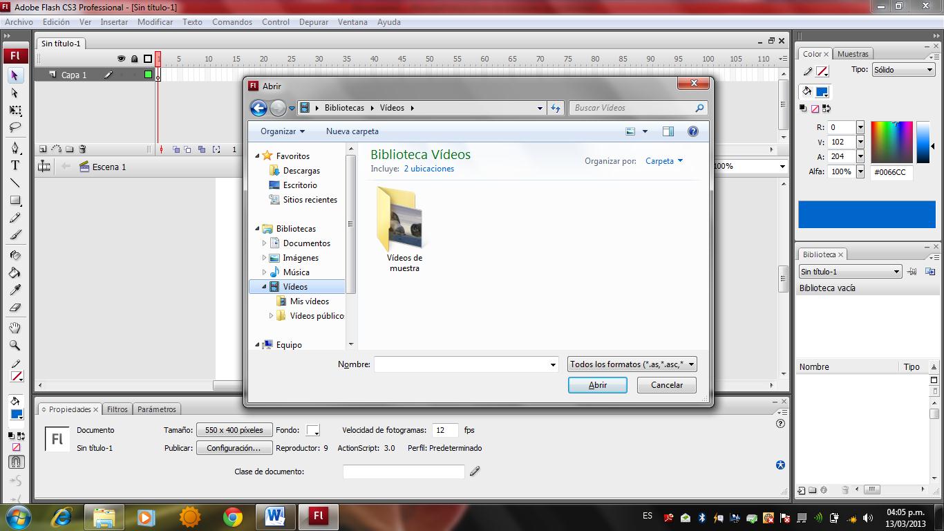 practicas MACROMEDIA FLASH