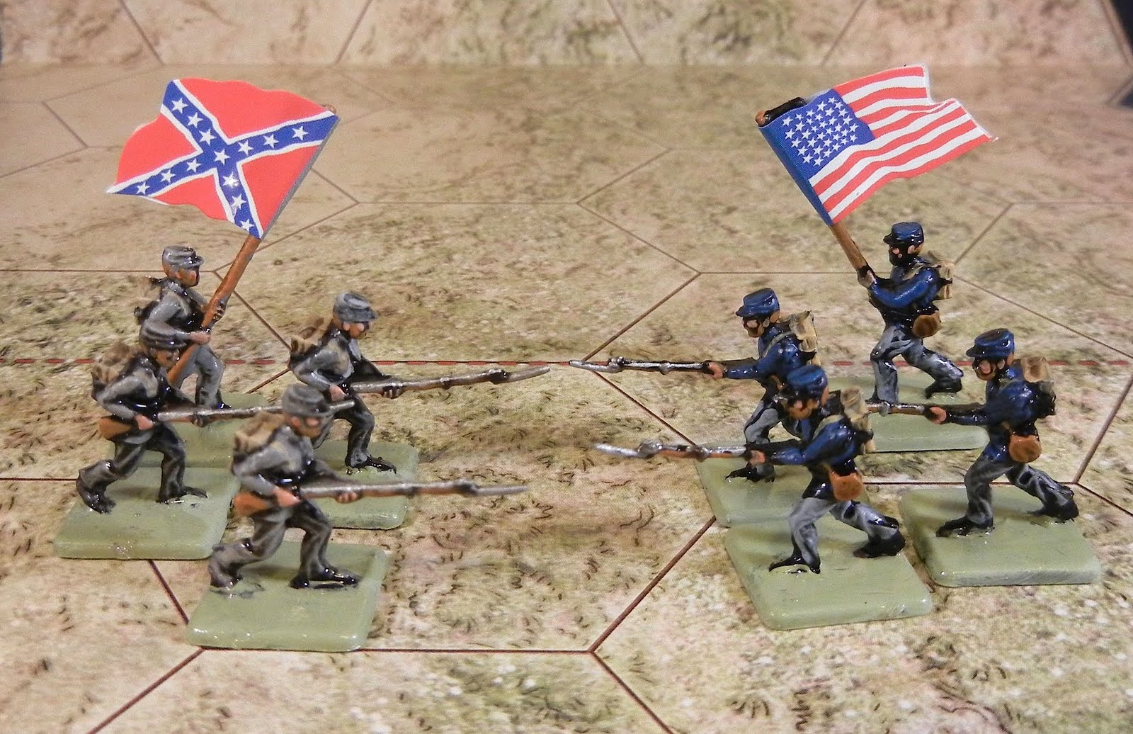 Bob's Miniature Wargaming Blog: More 1/76 ACW from Battle Cry