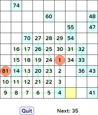 Silica Gel: Do Not Eat: Generating Numbrix-like Puzzles