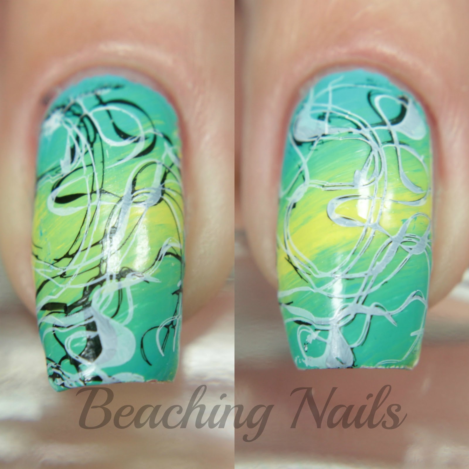 Surfer Girl aka Beaching Nails: Bimini Bahamas Mani