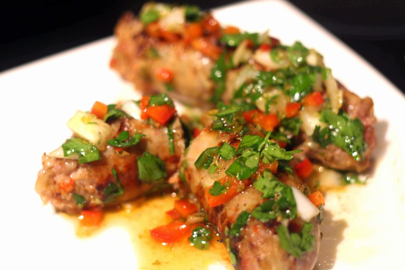 igloo cooking : CHORIZOS CRIOLLOS CON CHIMICHURRI