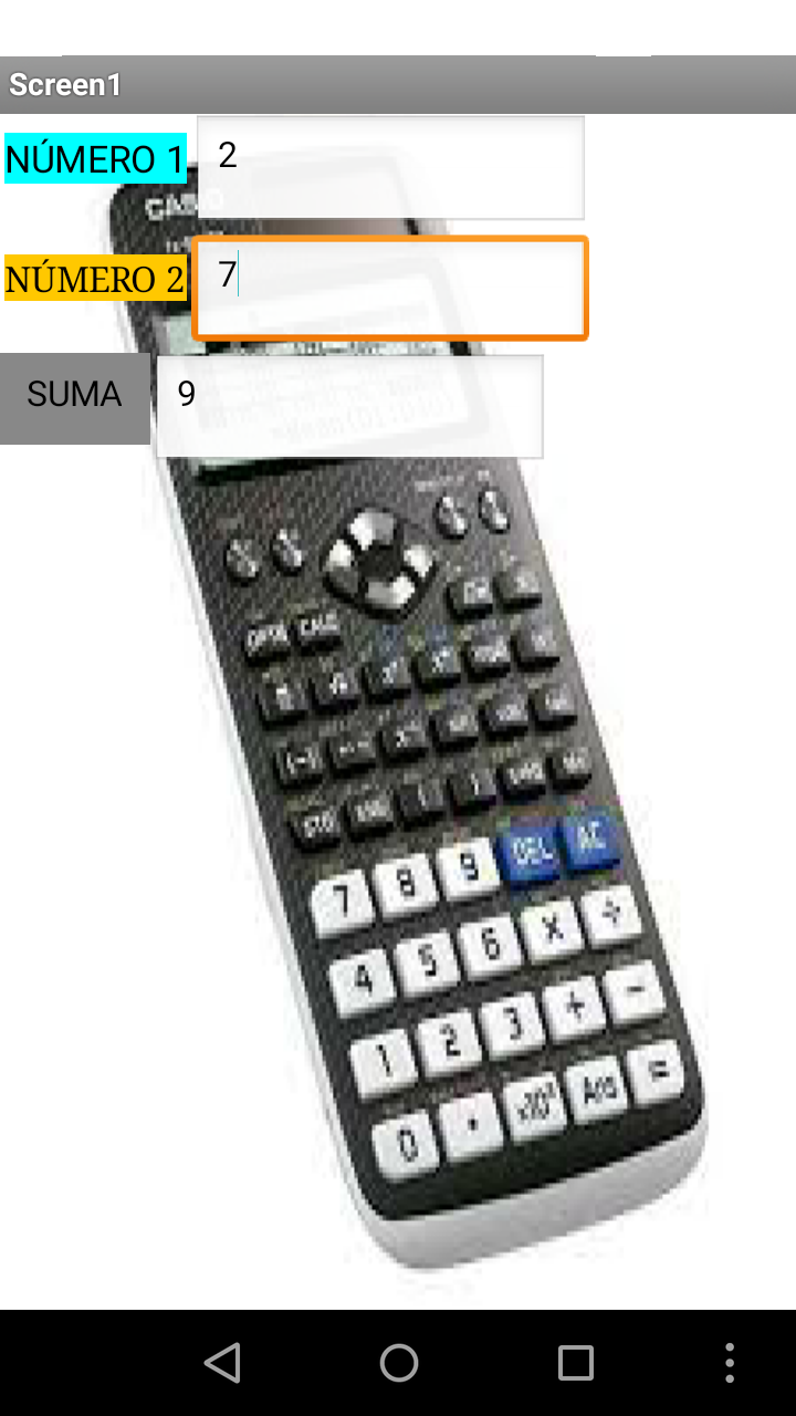 TECNOSebas: Práctica App Inventor: SUMA