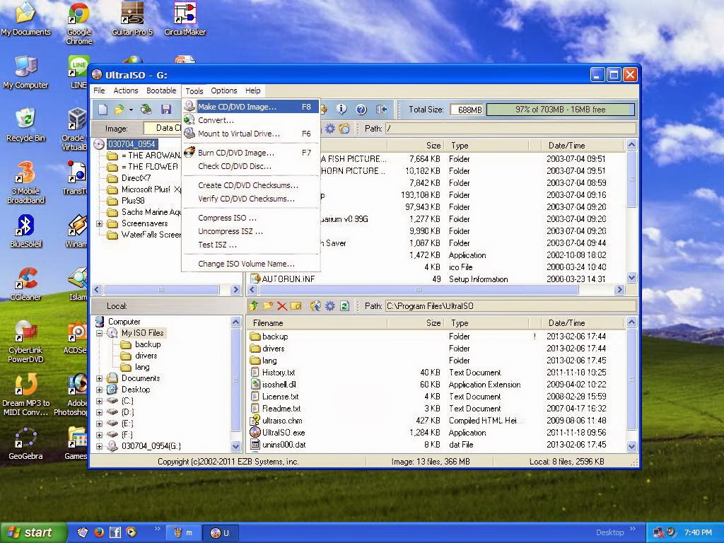 CARA MEMBUAT FILE ISO DENGAN ULTRAISO ~ Teknik komputer dan jaringan