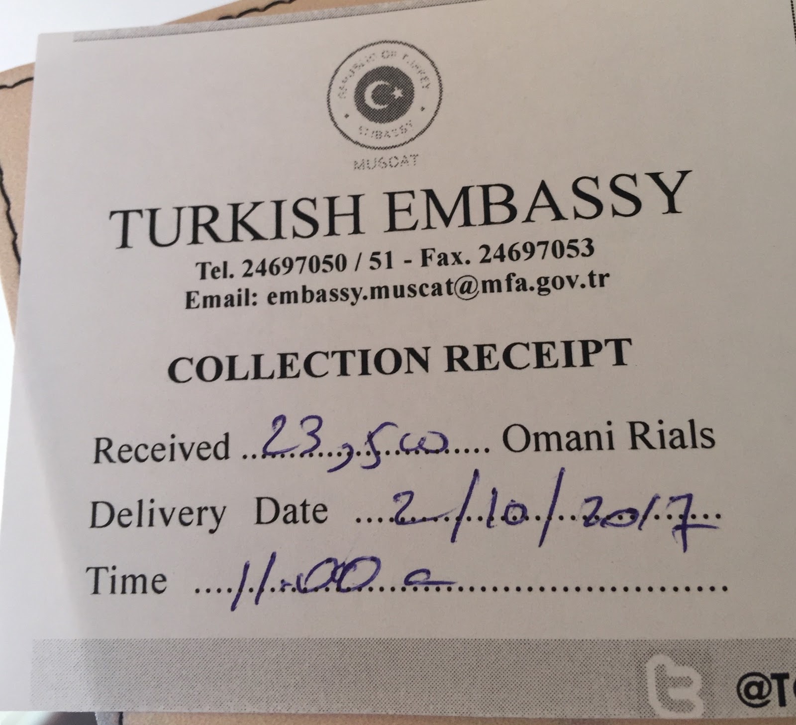 🌈Delle Fae’s Adventures🌈: How I Applied for a Turkey Tourist Visa in Oman