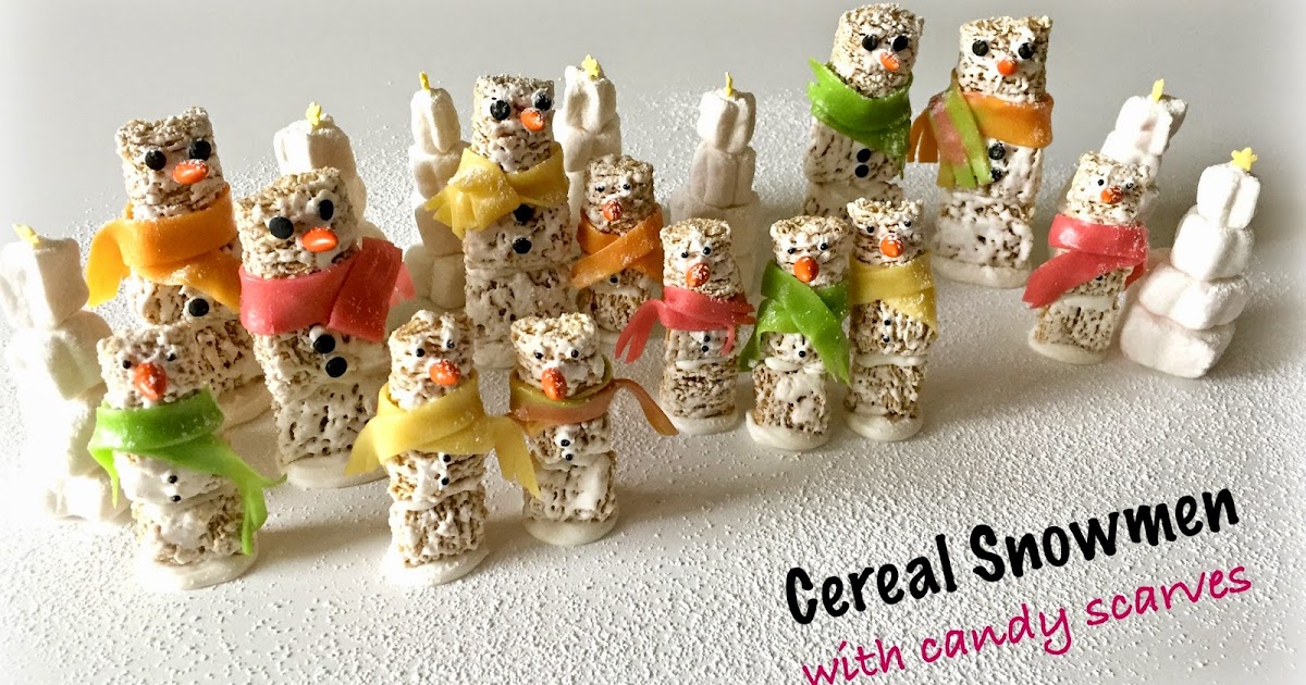 Sugar Swings! Serve Some: Cereal Snowmen made from Mini Wheats ...