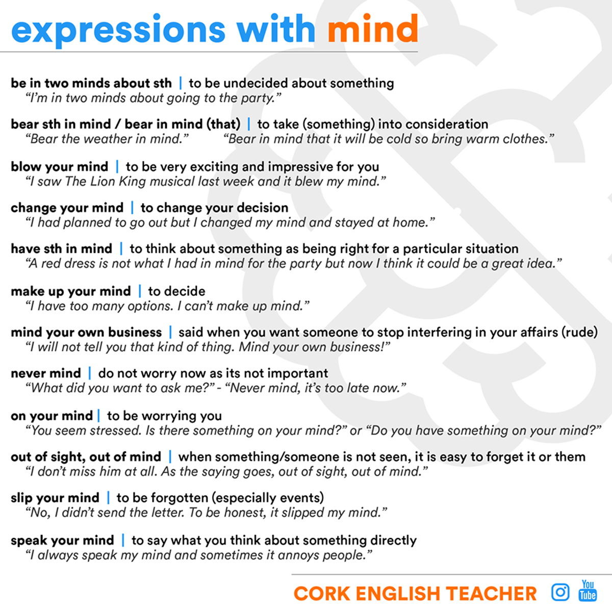 EXPRESSIONS WITH MIND
