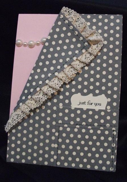 Julia's Cards: a lacey ladies card