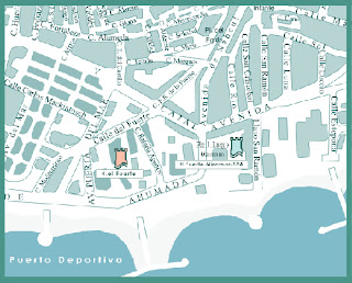 Map of Marbella, Spain