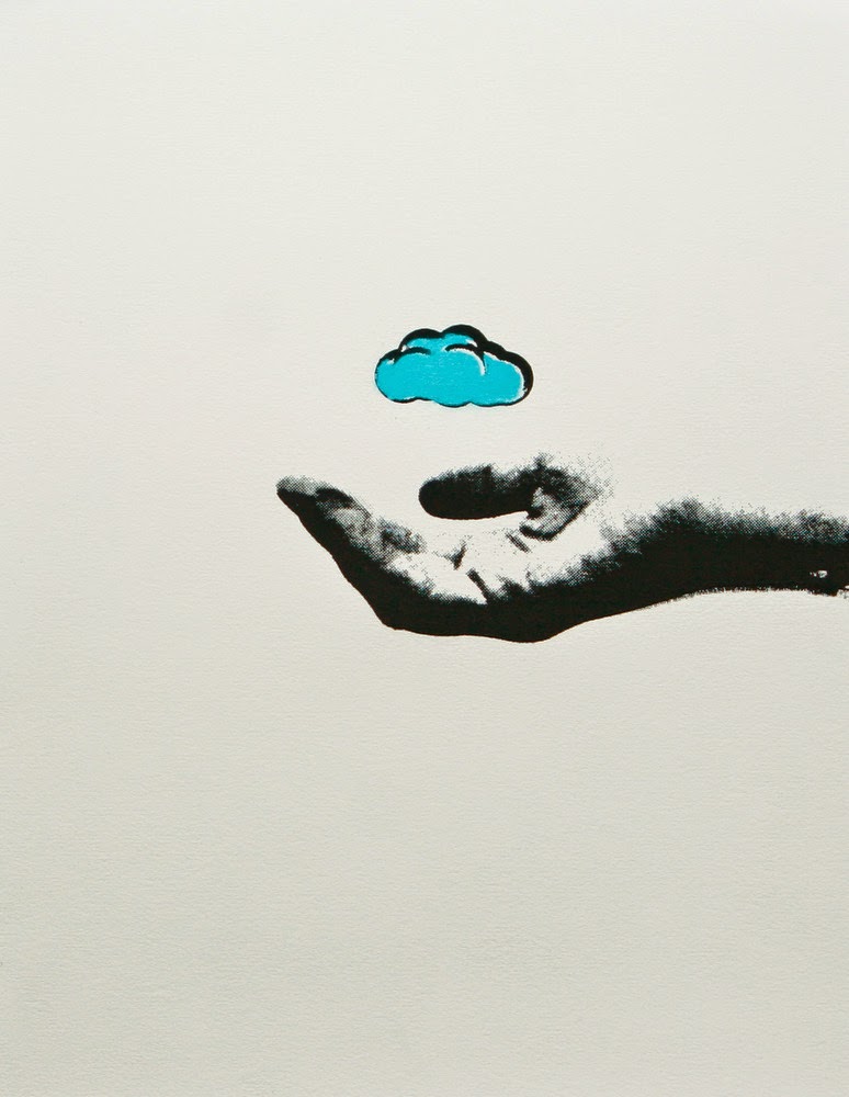 artbleat: FEDERATION OF IDEAS: HAND & CLOUD PRINT
