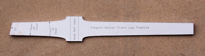 Projects & Related Things: A Maloof Style Rocking Chair - Making Templates
