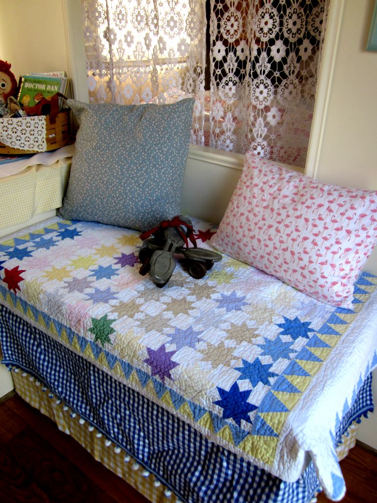Folded Gingham: The Camper Redo....